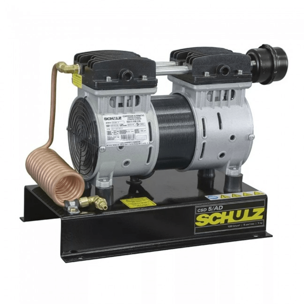 Compressor de ar Schulz Isento de Óleo CSD 5 AD 1HP 220V – Hidrochagas ...