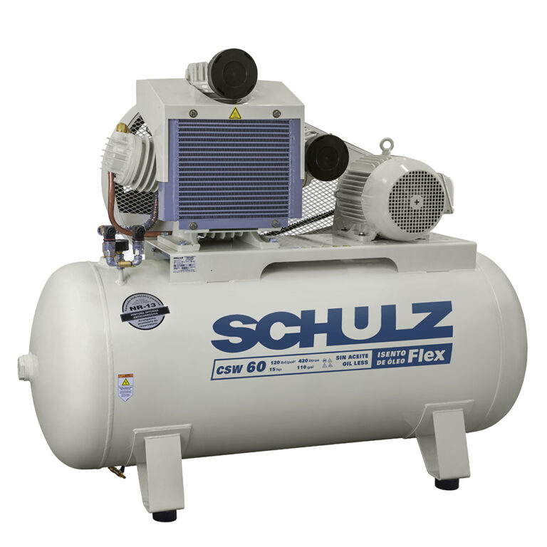 Compressor de Ar Odontológico Schulz Flex CSW60/420Lts 120Lbs 15HP ...