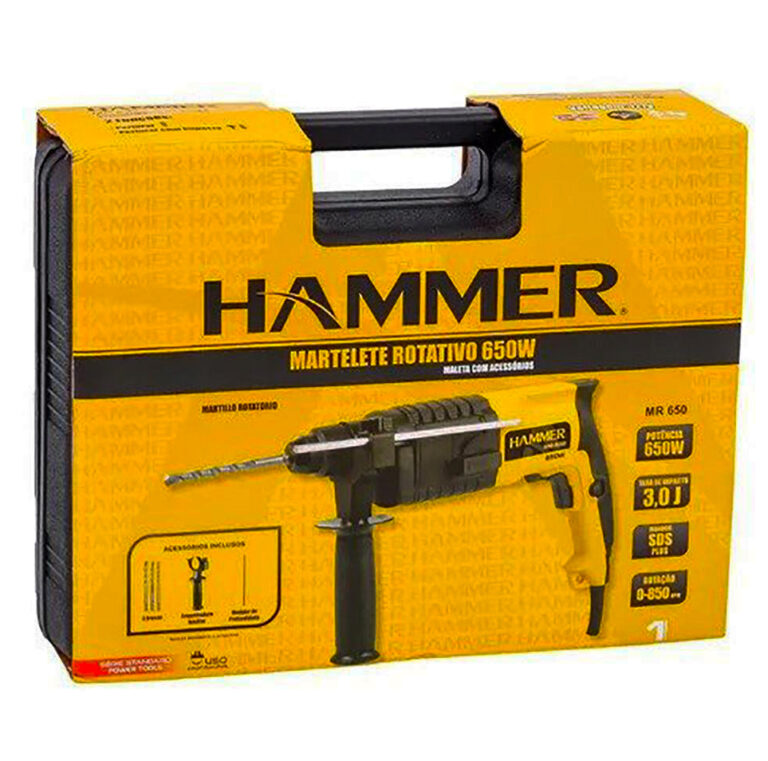 Martelete Rotativo Perfurador Hammer 650W MR650 110V – Hidrochagas ...
