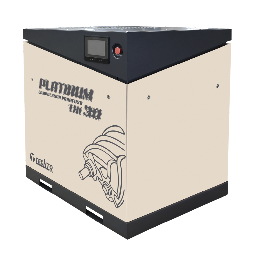 Compressor de Ar Parafuso Techto TBI 30 Platinum Ar Direto 220V 10 Bar ...